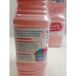 Zote | Bath | 2 X Lt Each Large Bottles Jabon Zote Rosa Liquido Zote ...